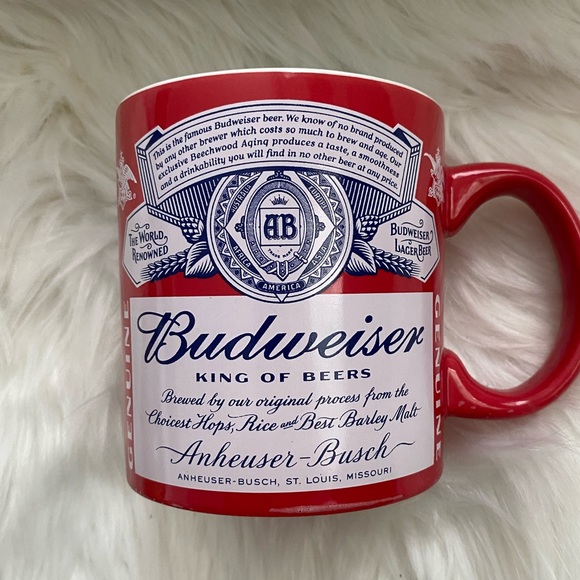 Budweiser | Dining | Budweiser Ceramic Mug 28 Anheuserbusch | Poshmark